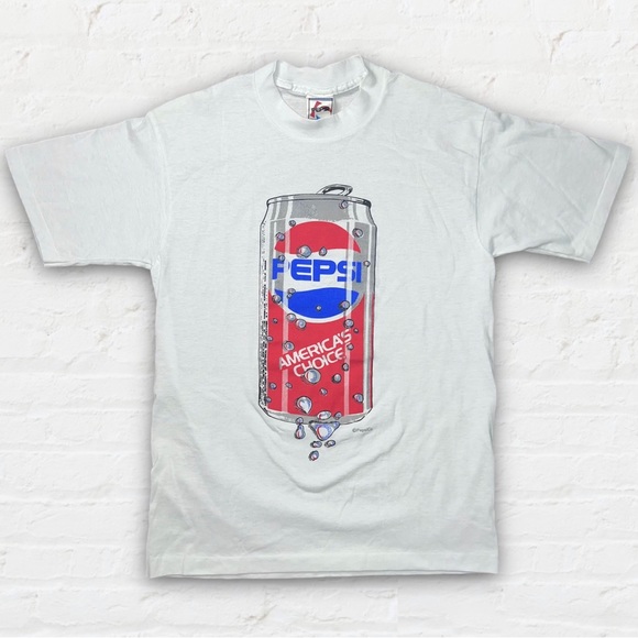 Pepsi | Shirts | Vintage 8s Pepsi Tee | Poshmark